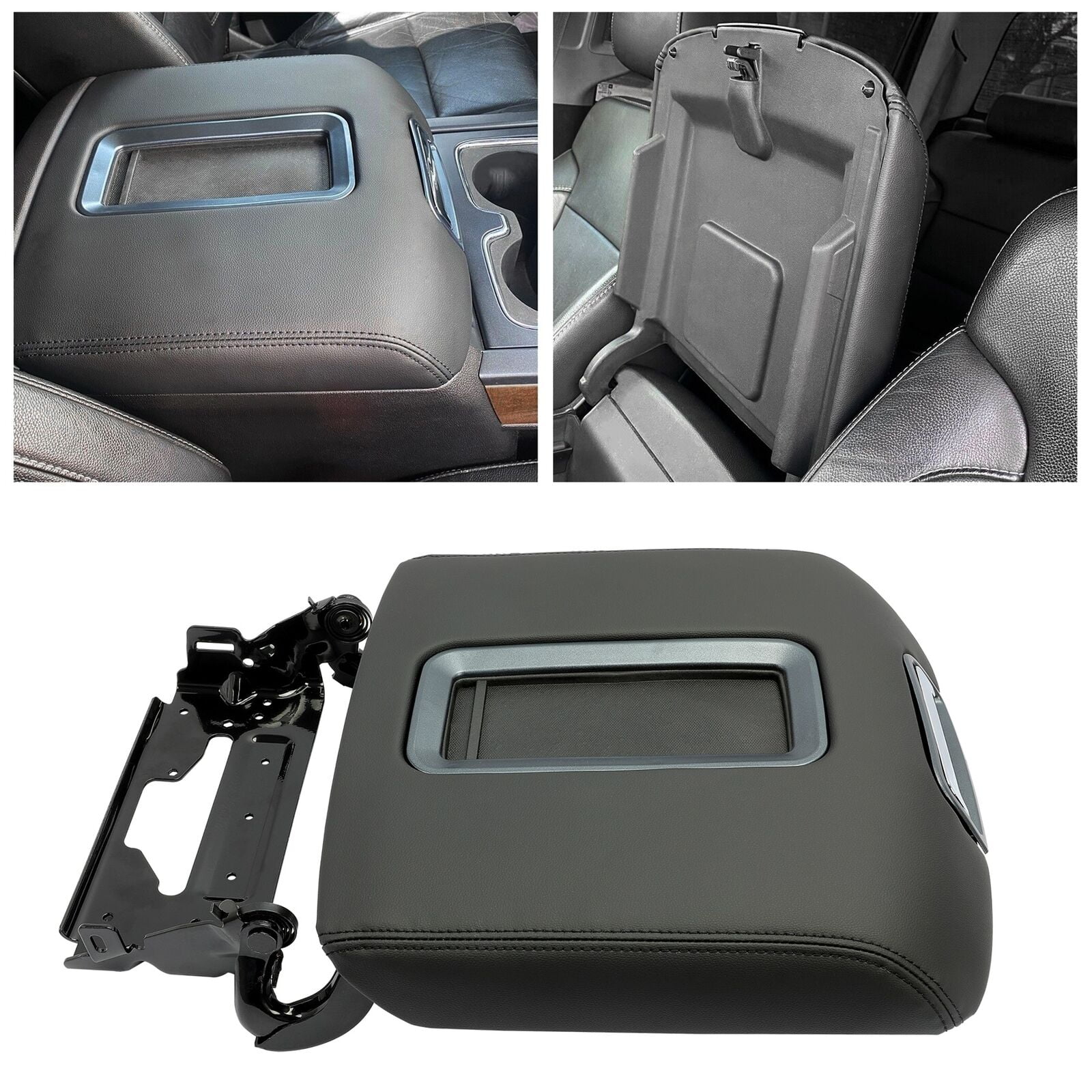 Kojem Automotive Leather Console Armrest Lid for Chevy Silverado, GMC ...