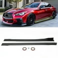Kojem Pair Side Skirt For 2014-2024 Infiniti Q50 Carbon Fiber Style ...