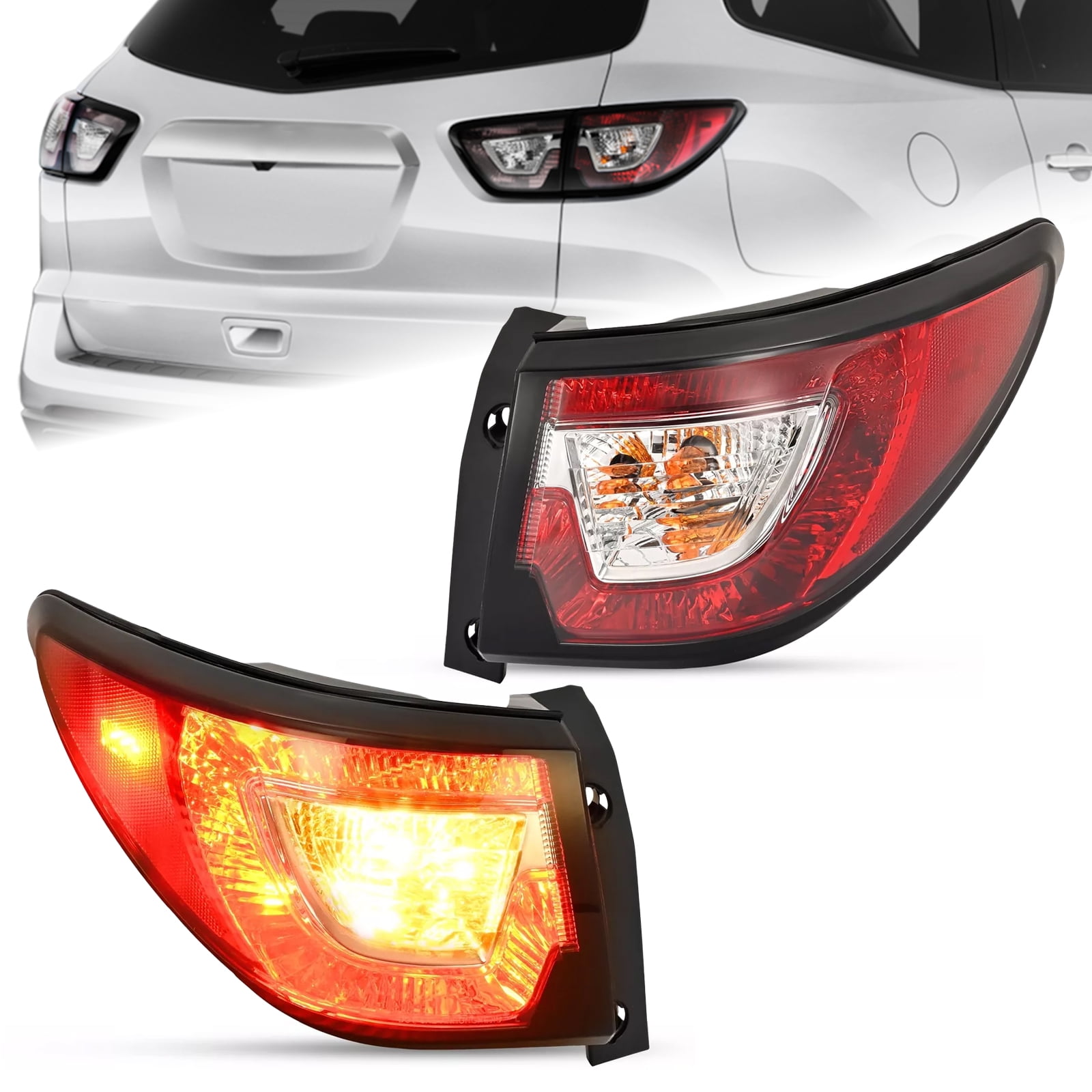 Kojem Pair Tail Lights for 2013-2017 Chevy Chevrolet Traverse ...