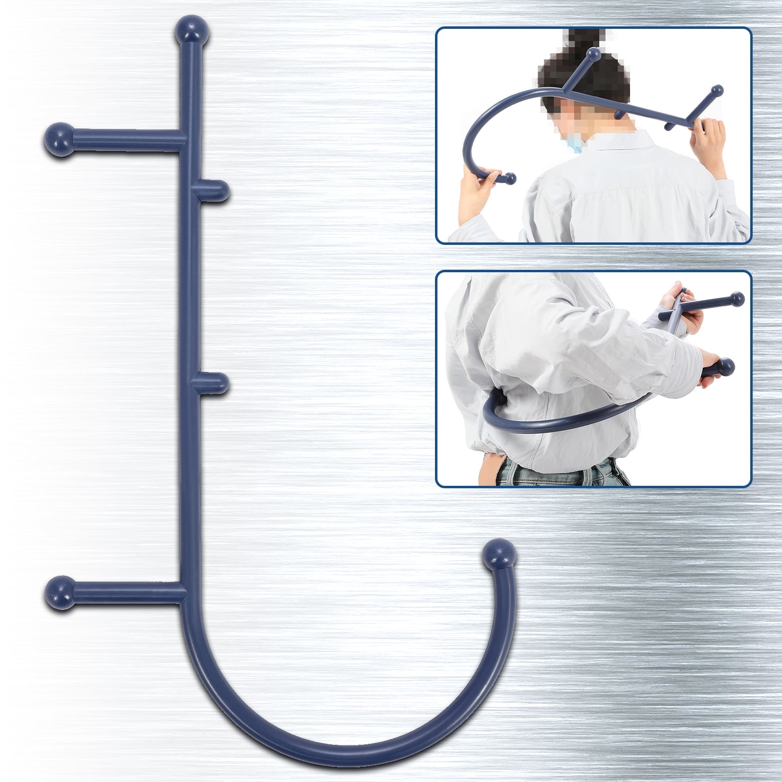 Kojem Therapeutic Manual Massager Cane, Muscle Trigger Point Tool, Blue ...