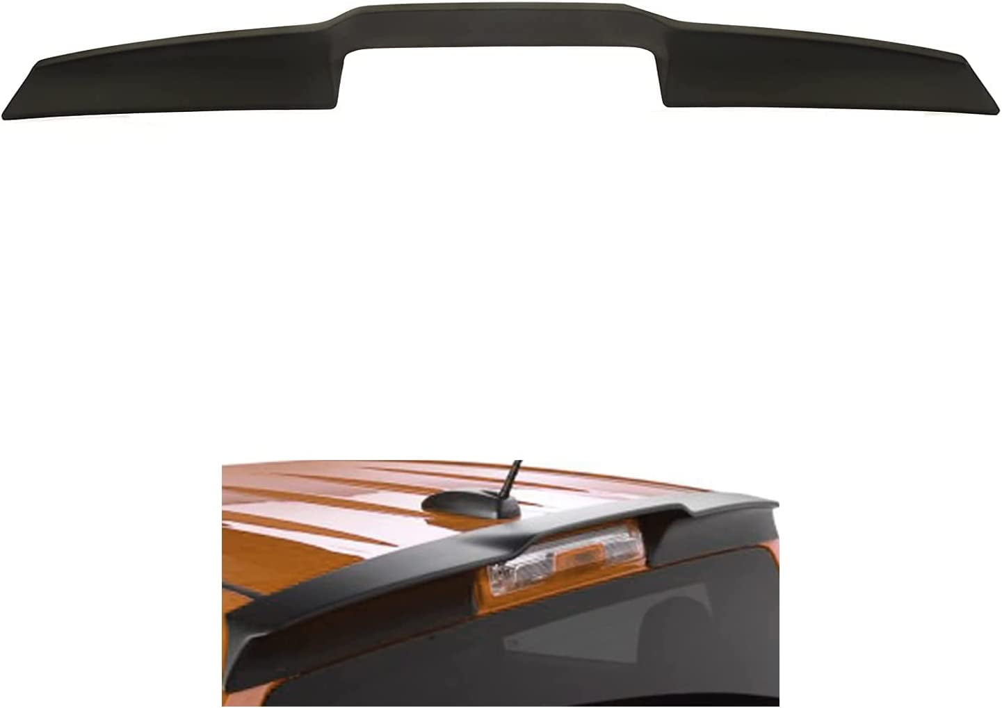 Kojem Pickup Truck Rear Roof Cab Spoiler Wing Protector for 2014-2021 ...
