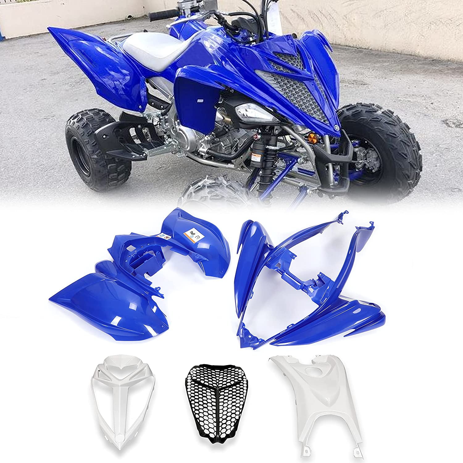 Kojem ATV Bodywork Kit for YAMAHA Raptor 700 (2006-2022), Includes ...