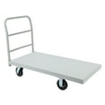 Kojem Heavy Duty Platform Truck with Handle, 2000 lbs Capacity, Flat Dolly Cart with Wheels for ...
