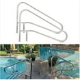 Kojem Stainless Steel Inground Pool Safety Handrail, Steps Railing, 2 ...