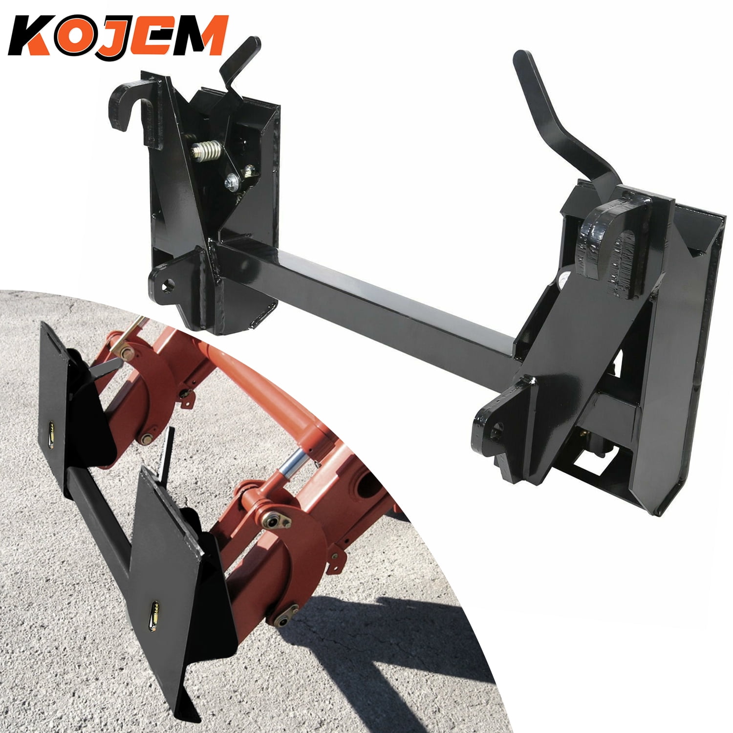 Kojem Quick Tach Adapter, Skid Steer Tach Conversion Adapter, Bucket ...