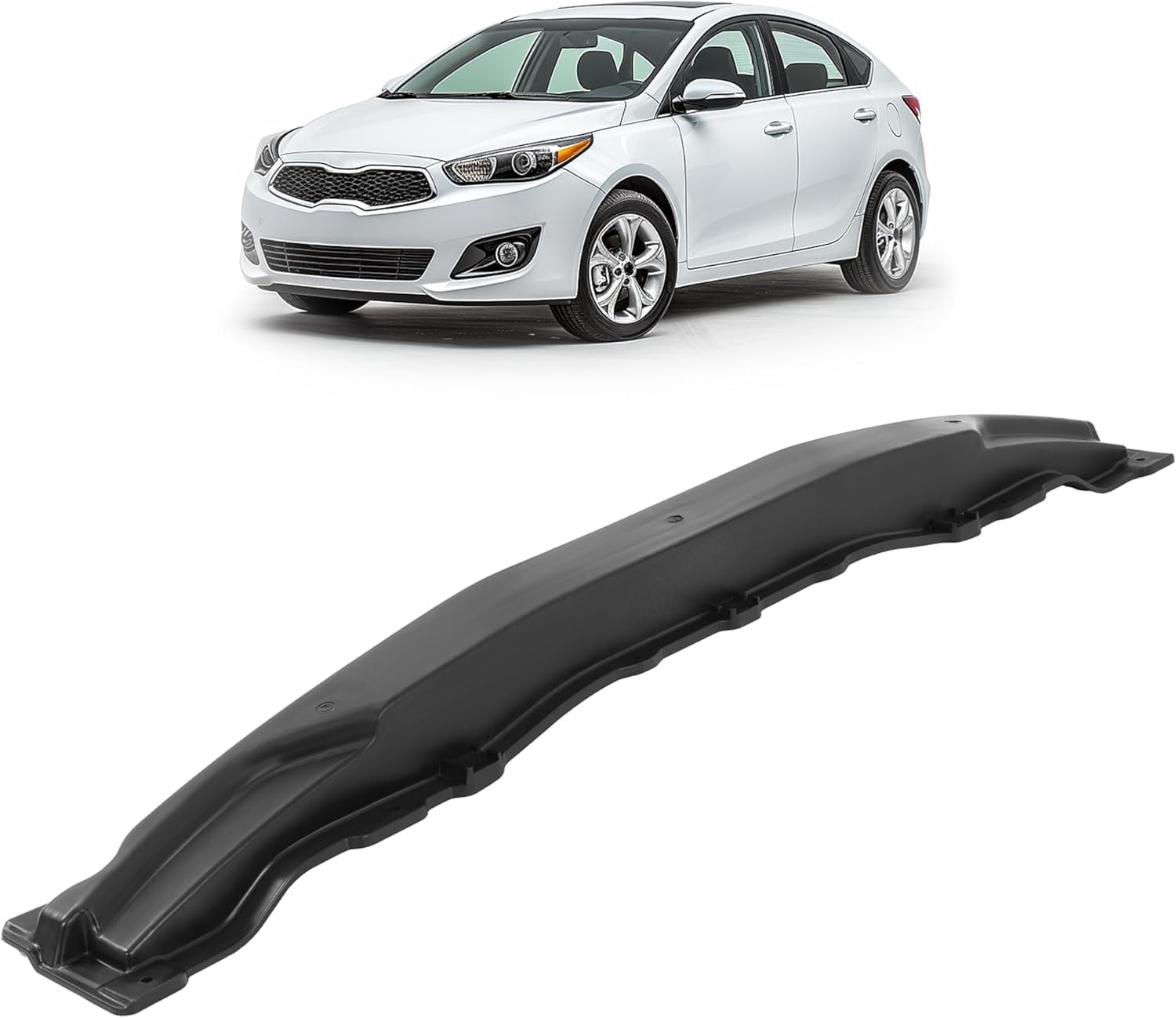 Kojem Rear Bumper Impact Bar Reinforcement for 2014-2016 Kia Forte ...
