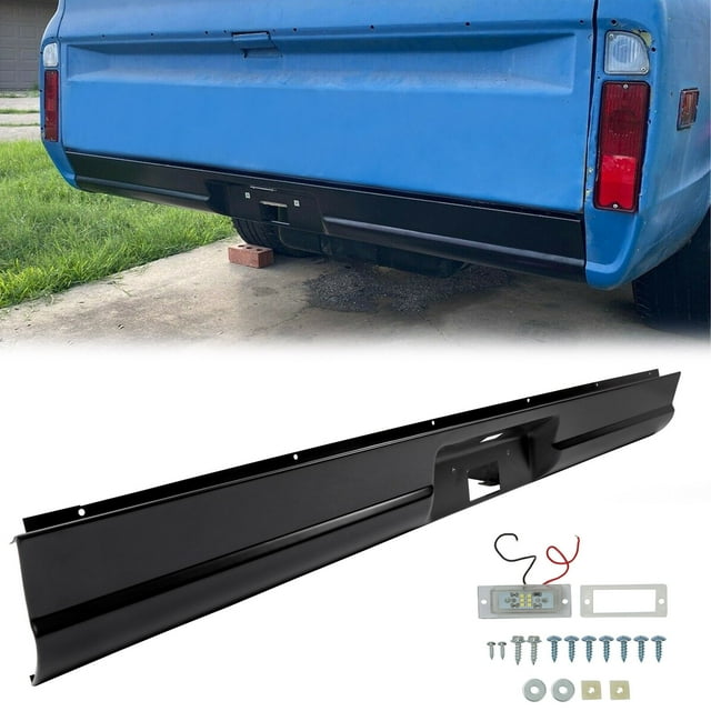 Kojem Rear Roll Pan w/License Plate for 1967-1972 Chevrolet Chevy C10 ...