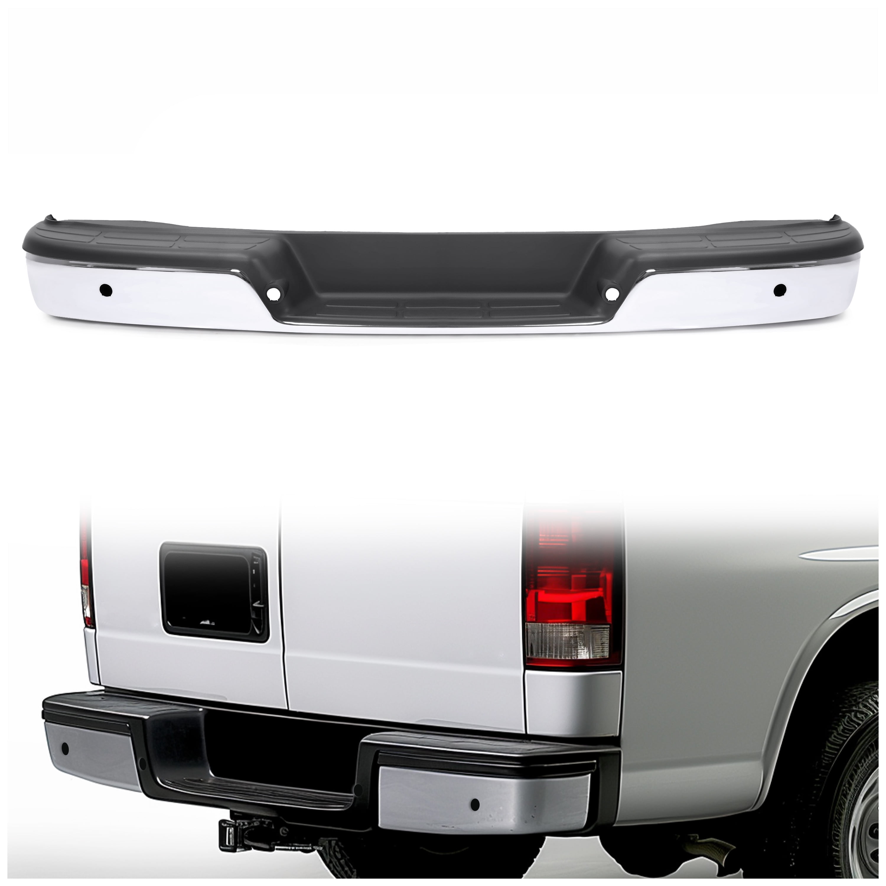 Kojem Rear Step Bumper Assembly for 1996-2024 Chevy Chevrolet Express ...