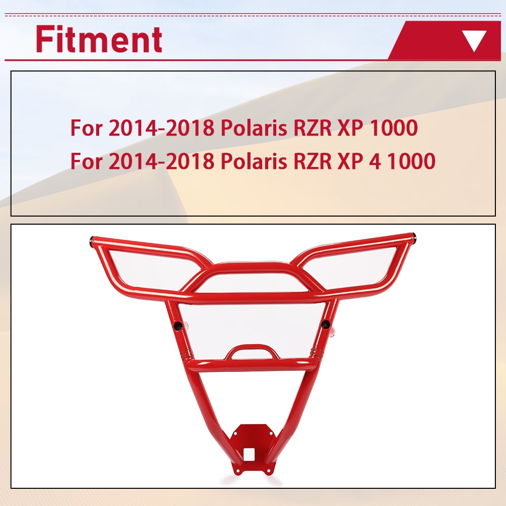 Kojem Red Rear Bumper Protector Caps Heavy Duty for 14 15 16 17 18 ...