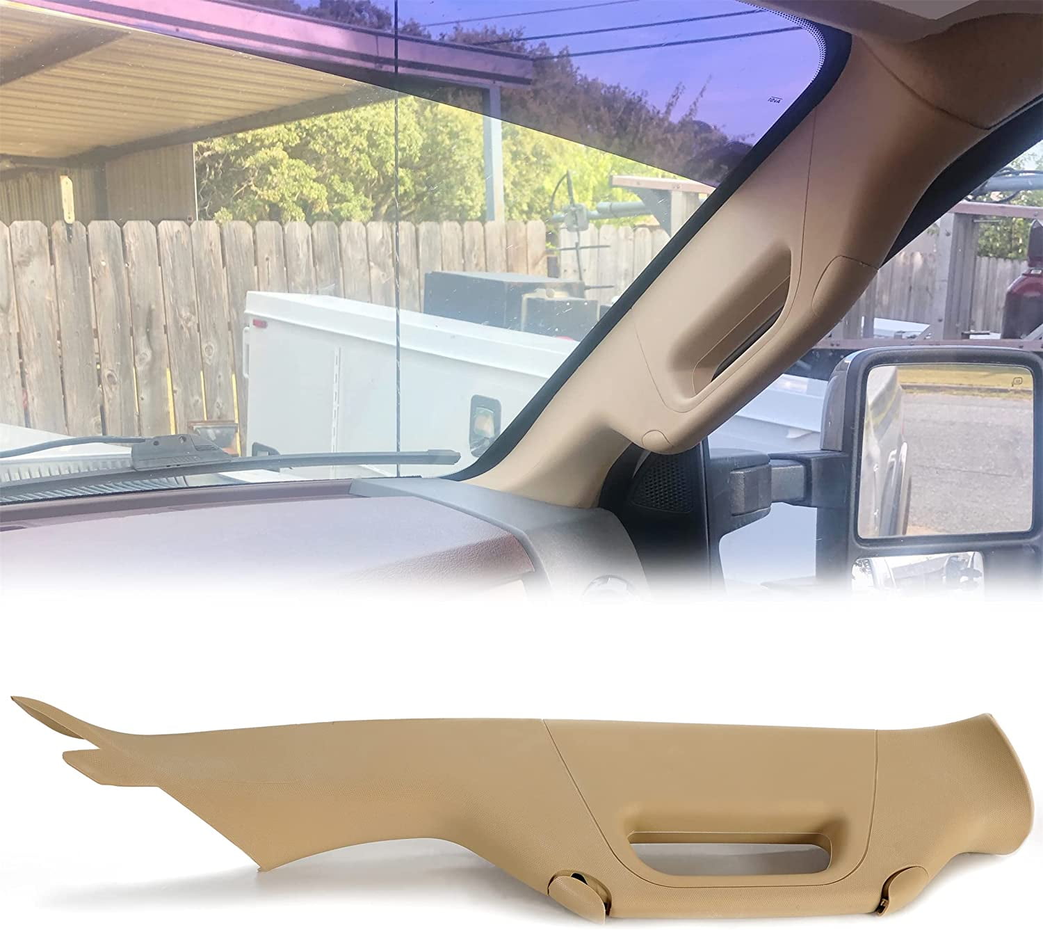 Kojem Right A Pillar Grab Handle for 2011-2016 Ford F250 F350 F450 F550 ...