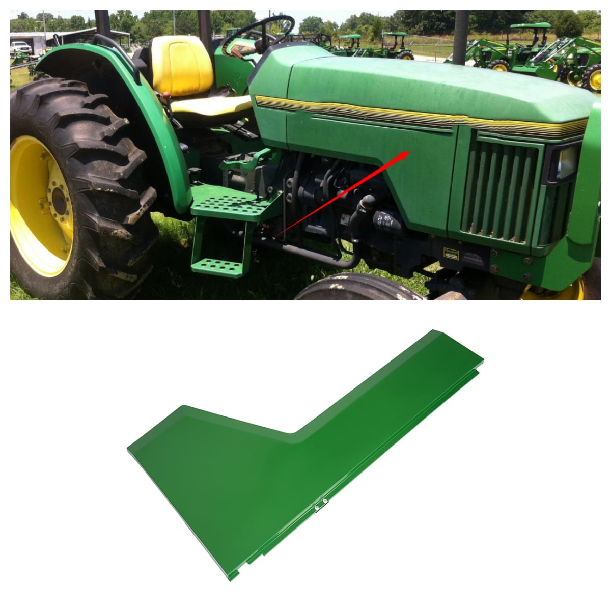 Kojem Right Side Hood Side Panel for John Deere Tractor 5200 5300 5300N ...