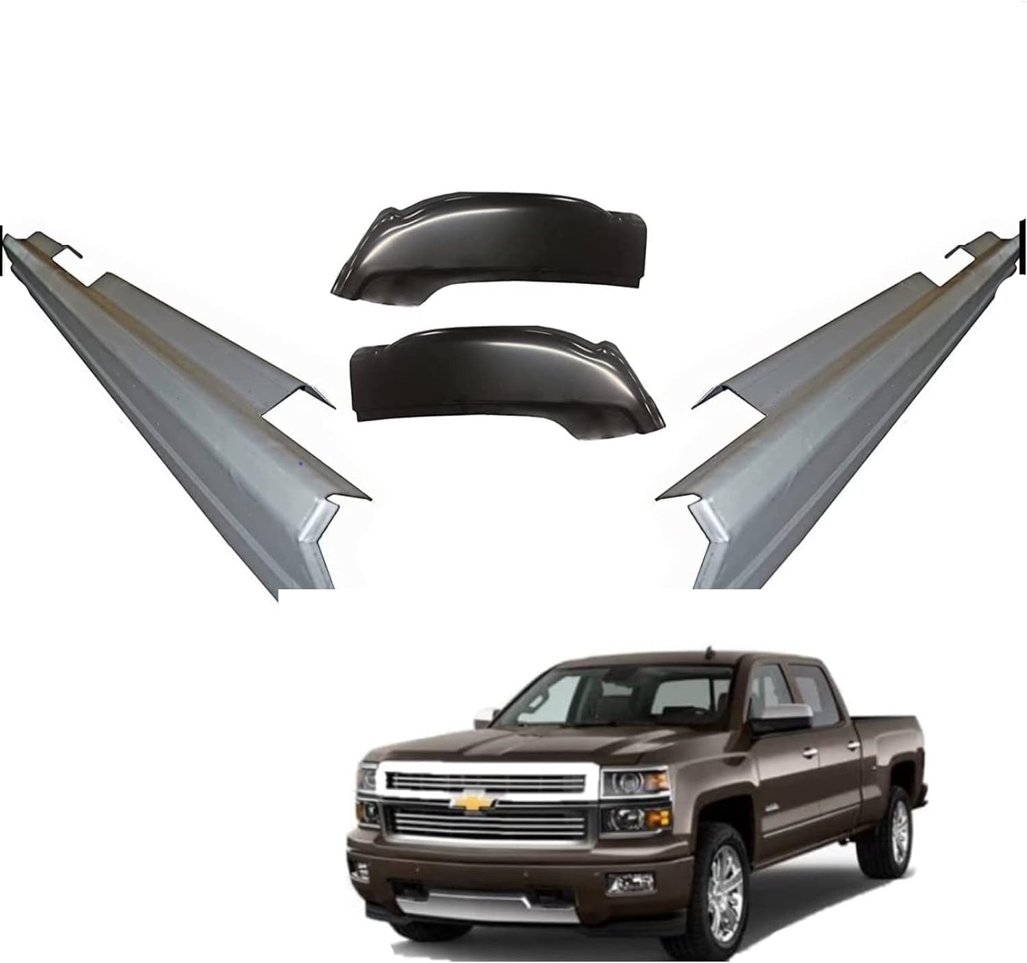 Kojem Rocker Panels & Cab Corners Kit for 1999-2007 Chevy Silverado ...
