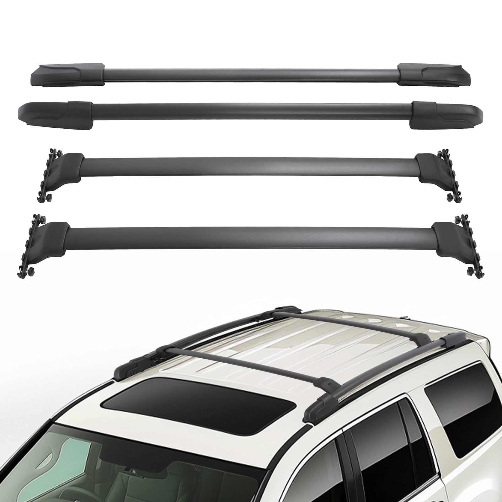 Kojem Roof Rack Cross Bar and Side Rail Fit for 2009-2015 Honda Pilot ...