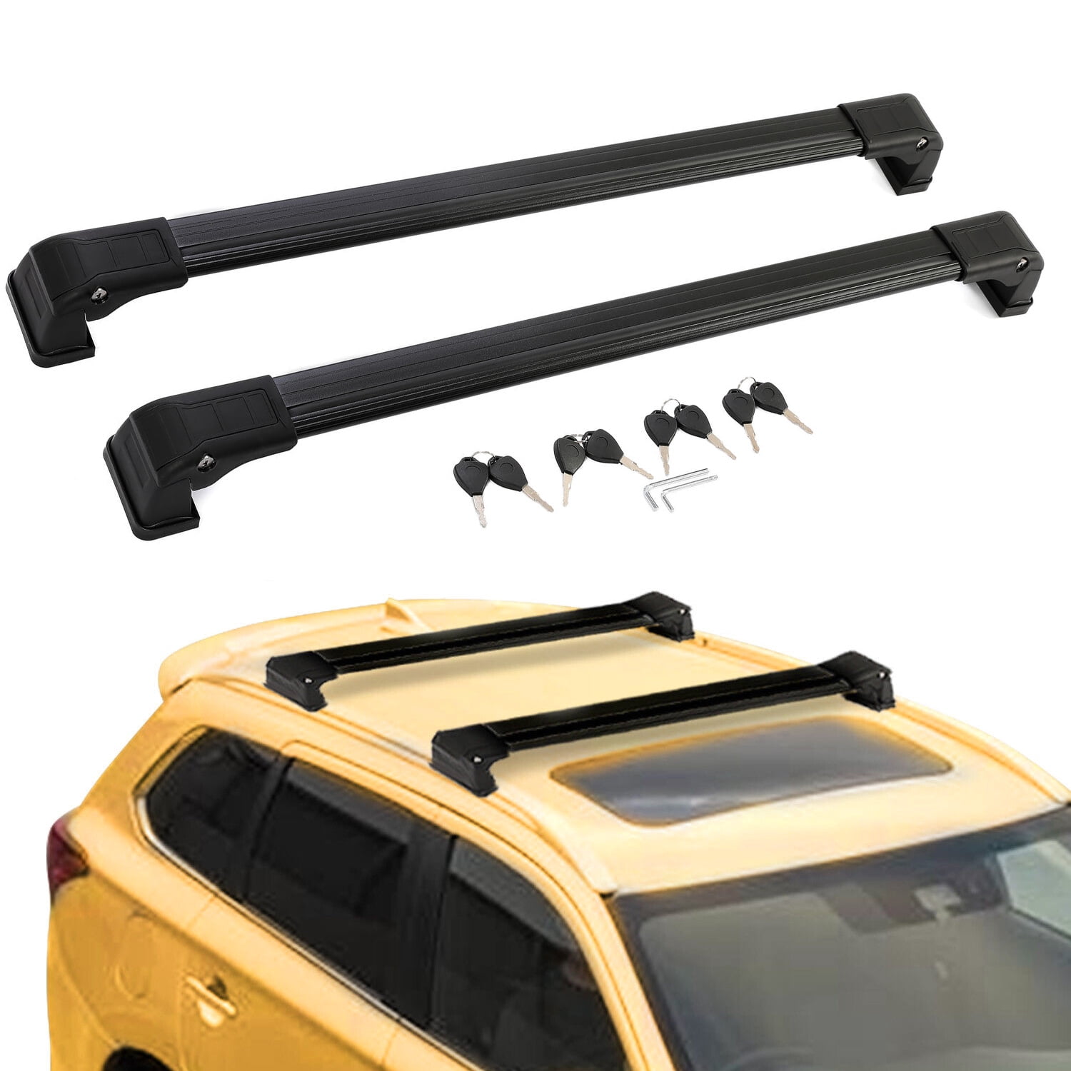 Kojem Roof Rack Cross Bar for 2010-2021 Mitsubishi Outlander Sport ASX ...