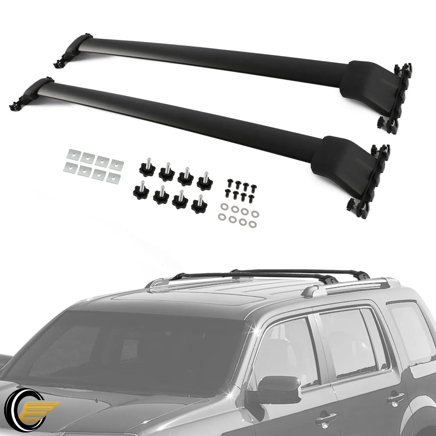 Kojem Heavy-Duty Adjustable Van Roof Ladder Rack for Chevy, Dodge, Ford ...