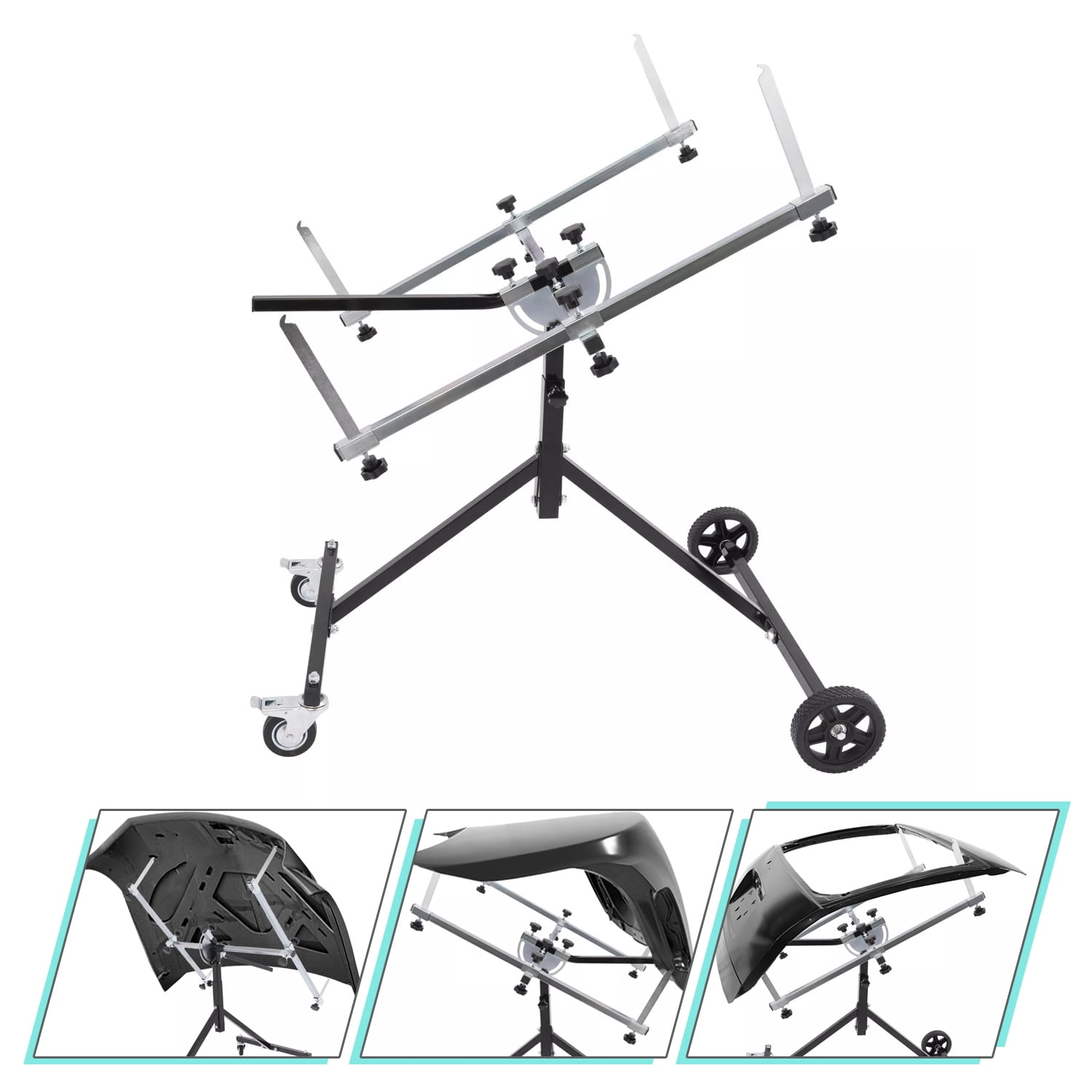 Kojem Rotating Paint Stand Universal Rotation Spray Paint Panel Stand ...