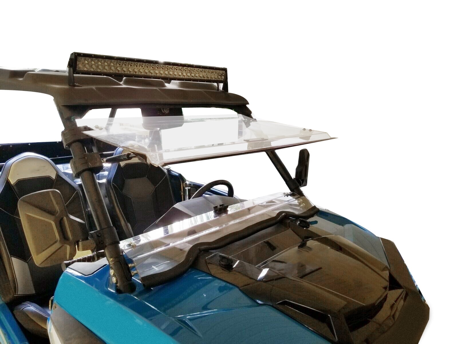 Kojem ATV UTV Accessories: Scratch Resistant 3-in-1 Flip Windshield for ...