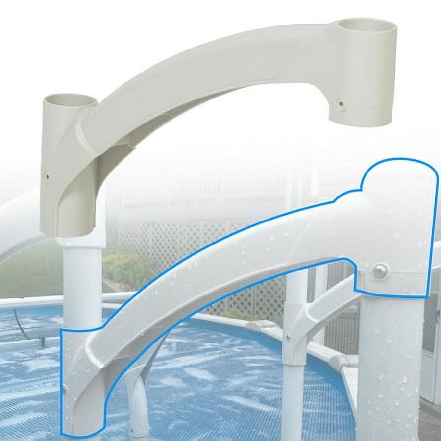 Kojem Beige Plastic Short Handrail for BiltMor Above Ground Swimming ...