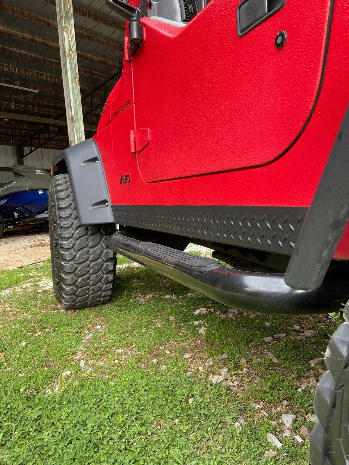 Kojem Side Body Armor Rocker Panel Diamond Plate Kit Compatible with ...