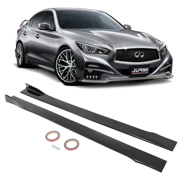 Kojem Exterior Accessories: Side Skirt Extension Splitter Lip for 2014 ...