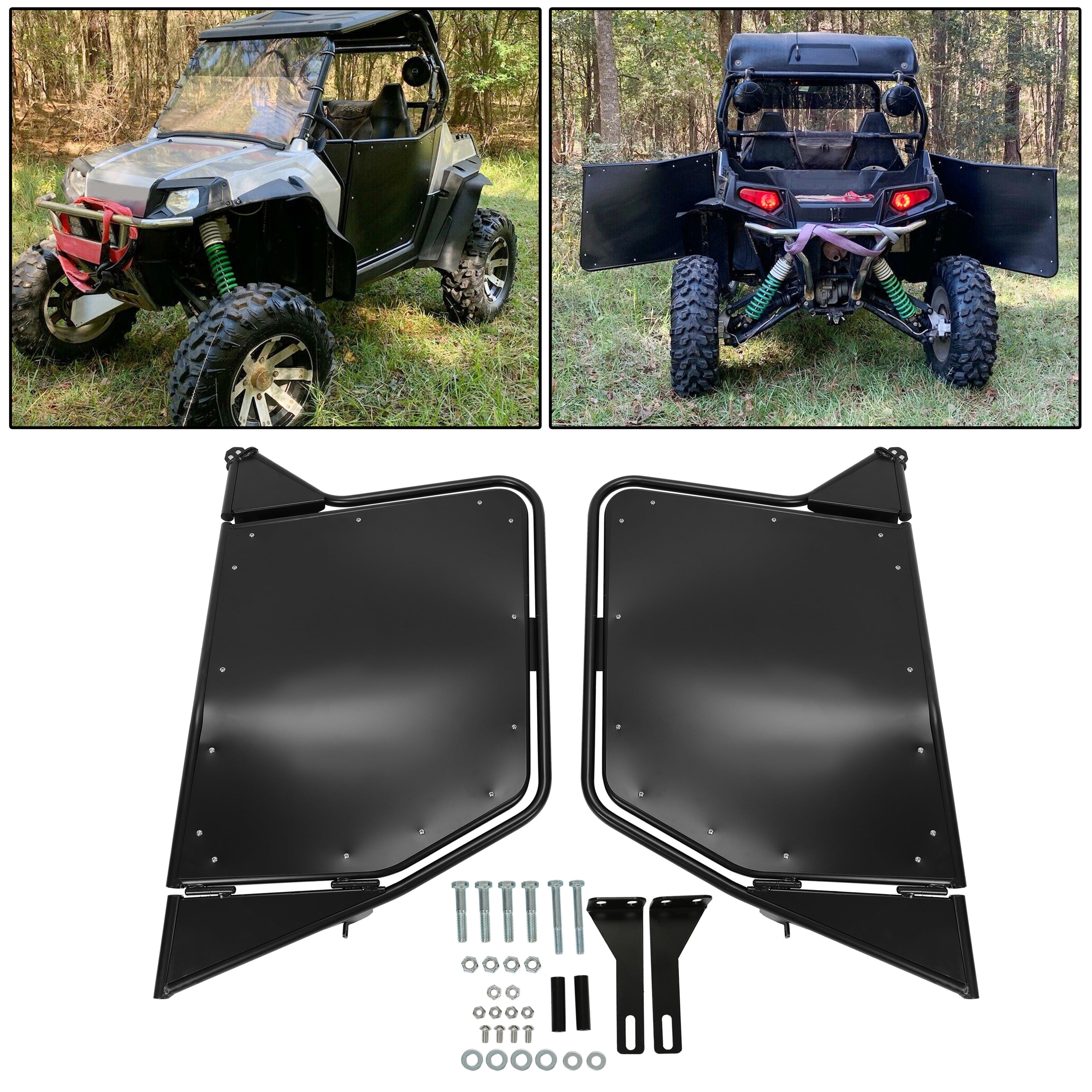 Kojem Heavy-Duty Steel Doors with Accessories for 2008-2014 Polaris RZR ...