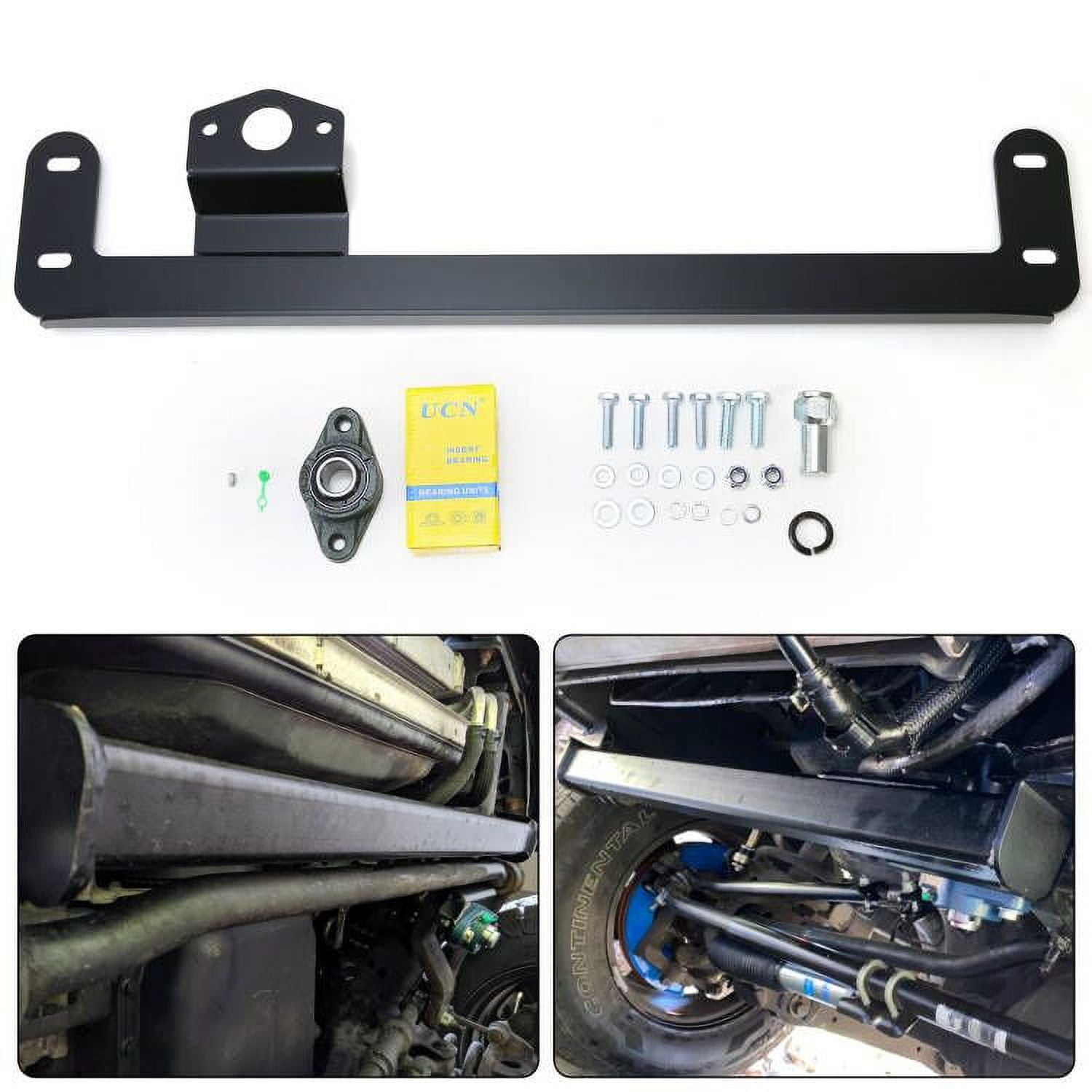 Kojem Steering Stabilizer Brace, Steel, Powder Coated, Fits 2003-2008 ...