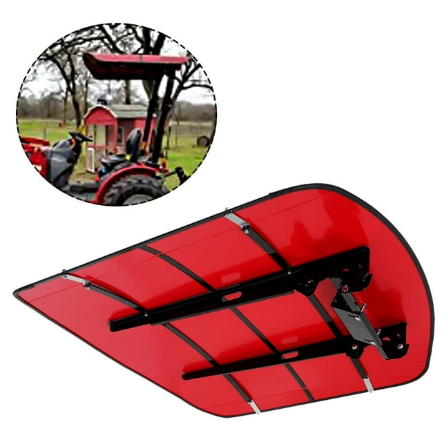"Kojem Outdoor Shelter Roof Tractor Canopy, 52"" X 52"" Size, Red ...