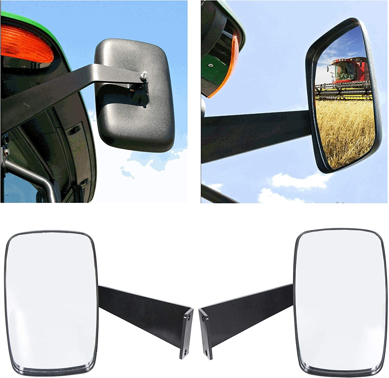 Kojem Tractor Rear View Side Mirrors for John Deere Gator 5000 & 6000 ...