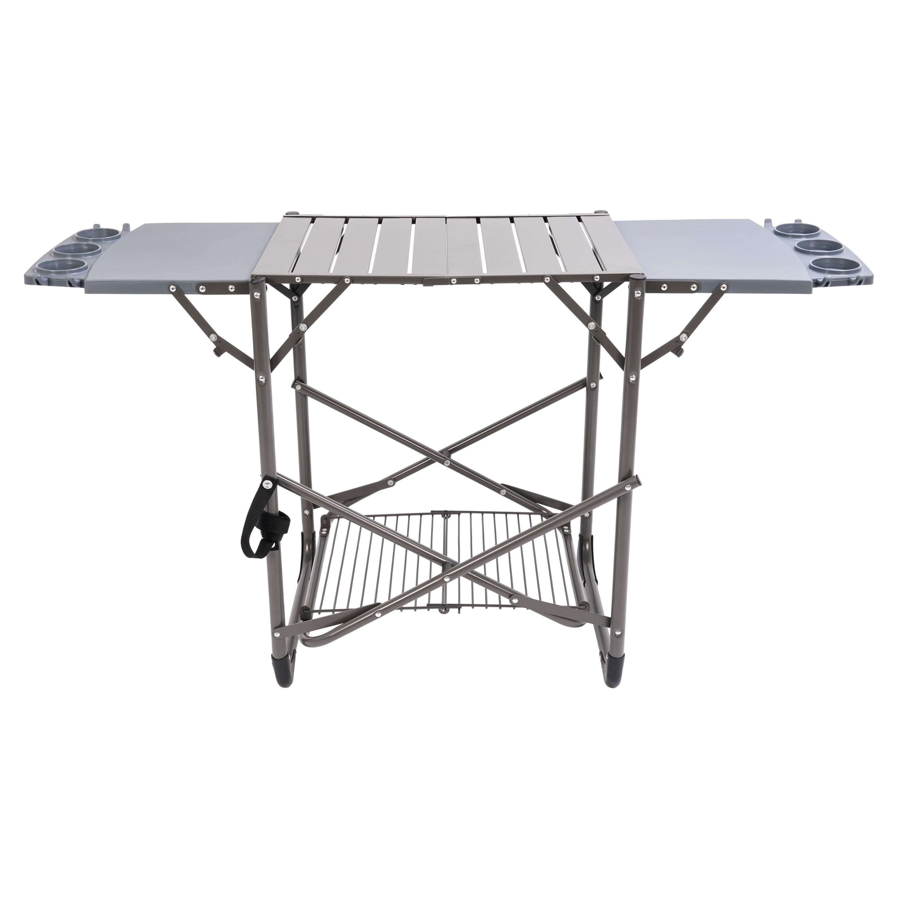 Kojem Universal Grill Stand Portable & Foldable Grill Table Rack Cart ...
