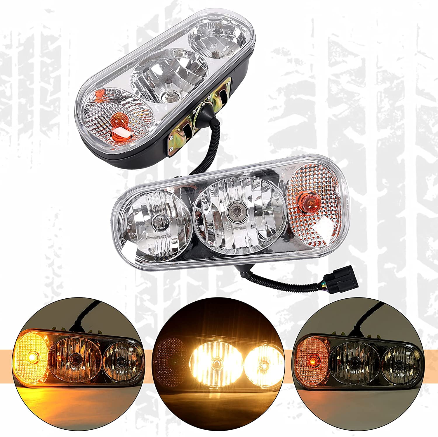 Kojem Halogen Snow Plow Headlight Kit for Blizzard, Meyer, Boss ...