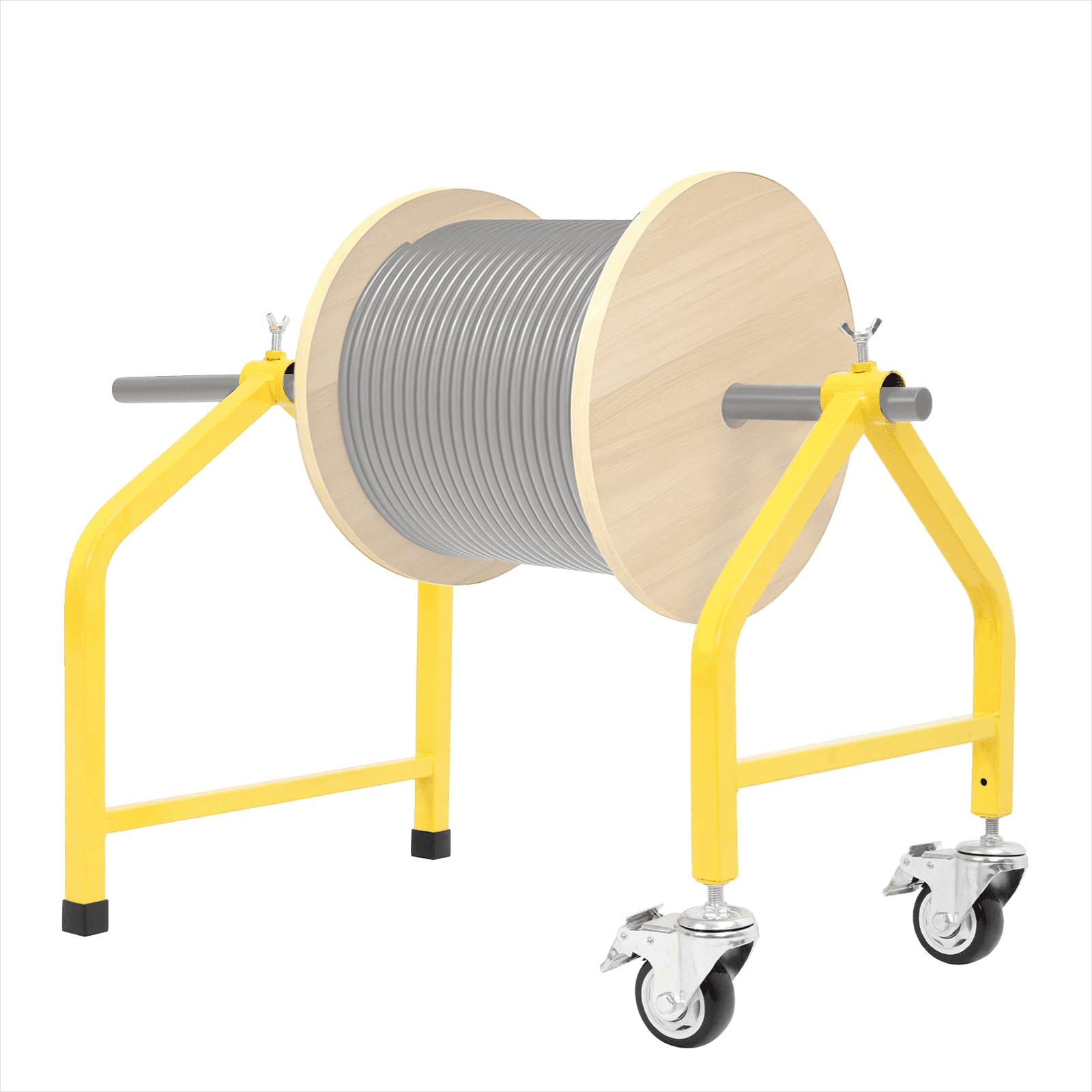 Kojem Universal Wire Spool Rack Holder on Wheels Dispenser Electrical ...