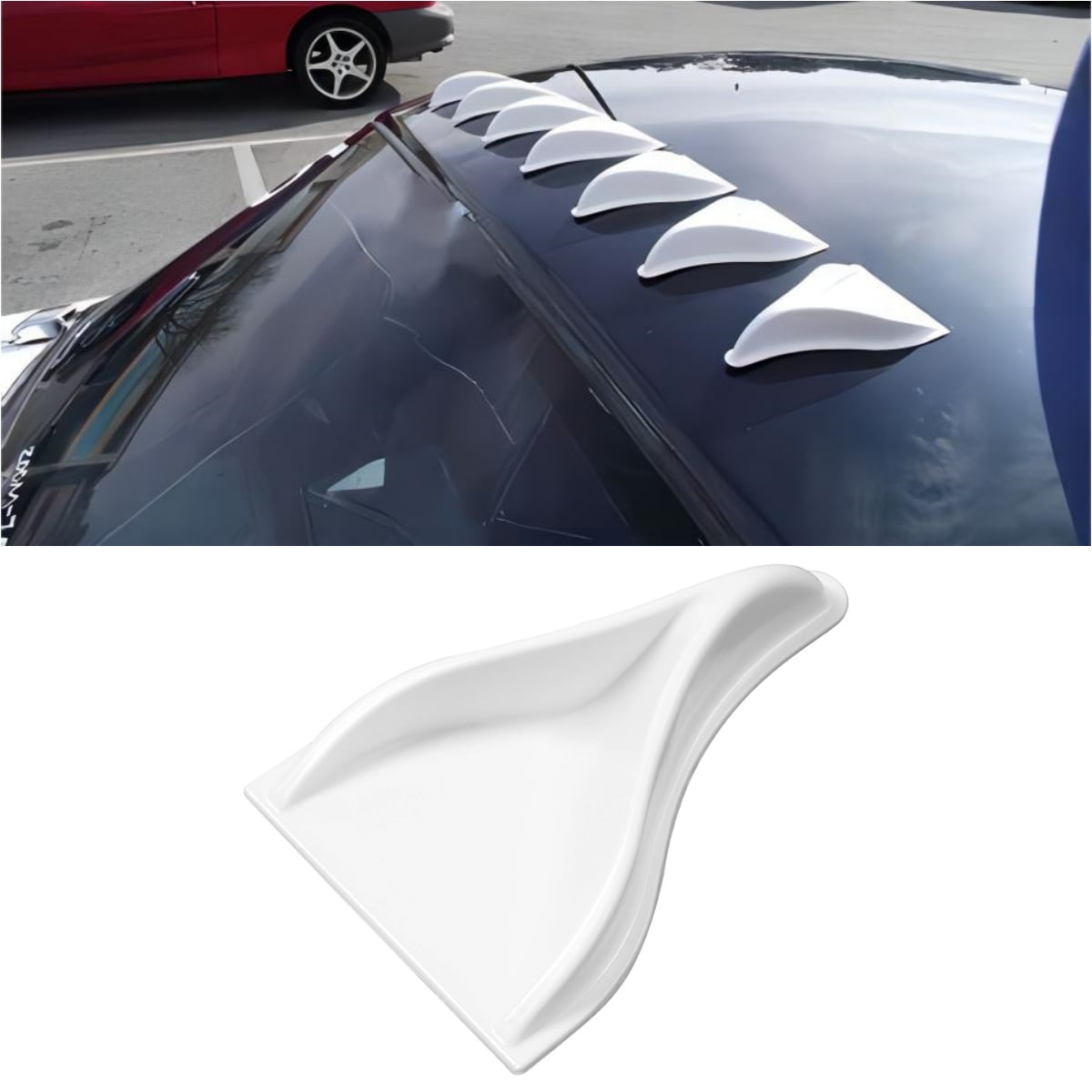 Kojem White Stick-on Vortex Generator Universal Fairing Fins Air Foils ...