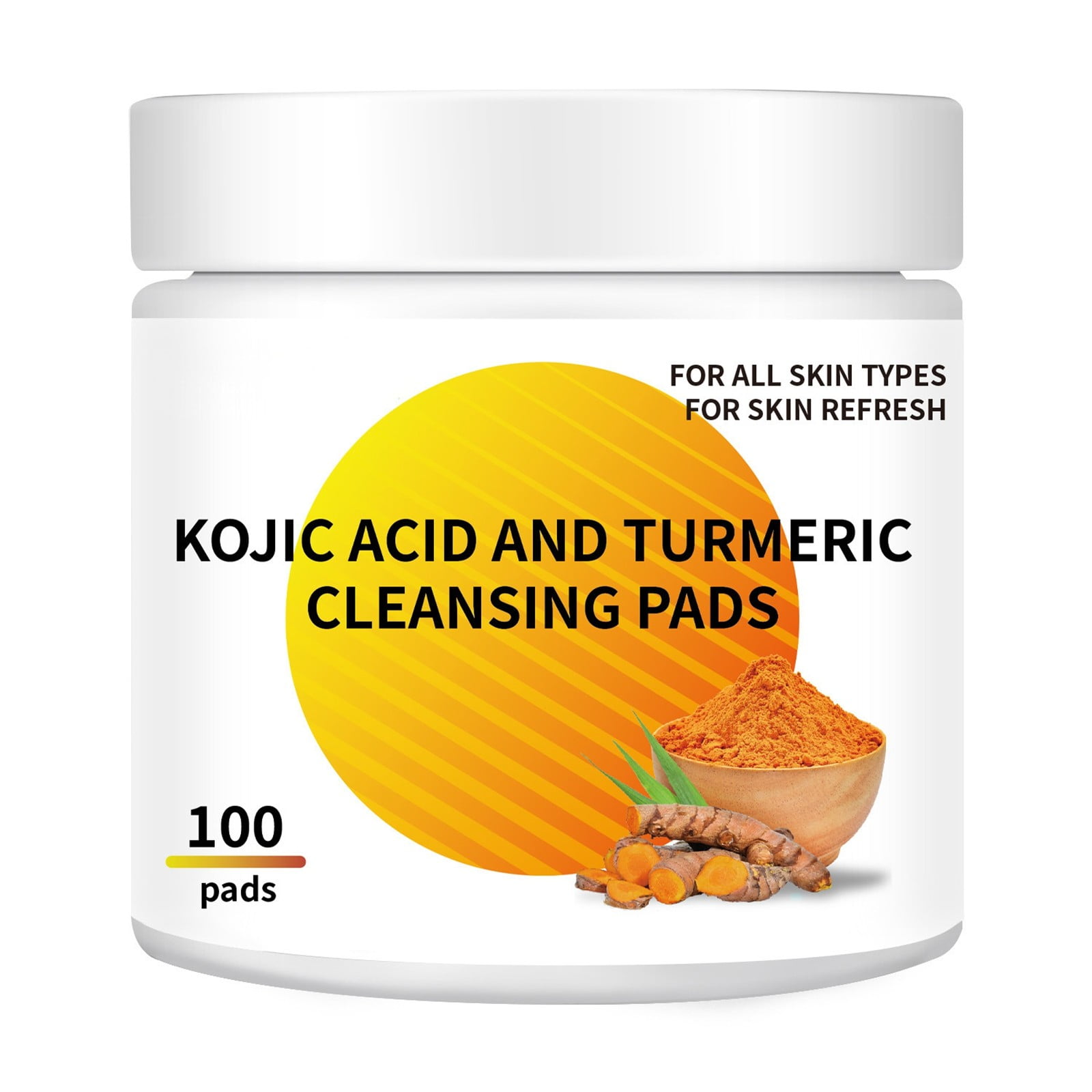 Kojic Acid And Turmeric Cleansing Pads - 100 Pads | Enriched With ...