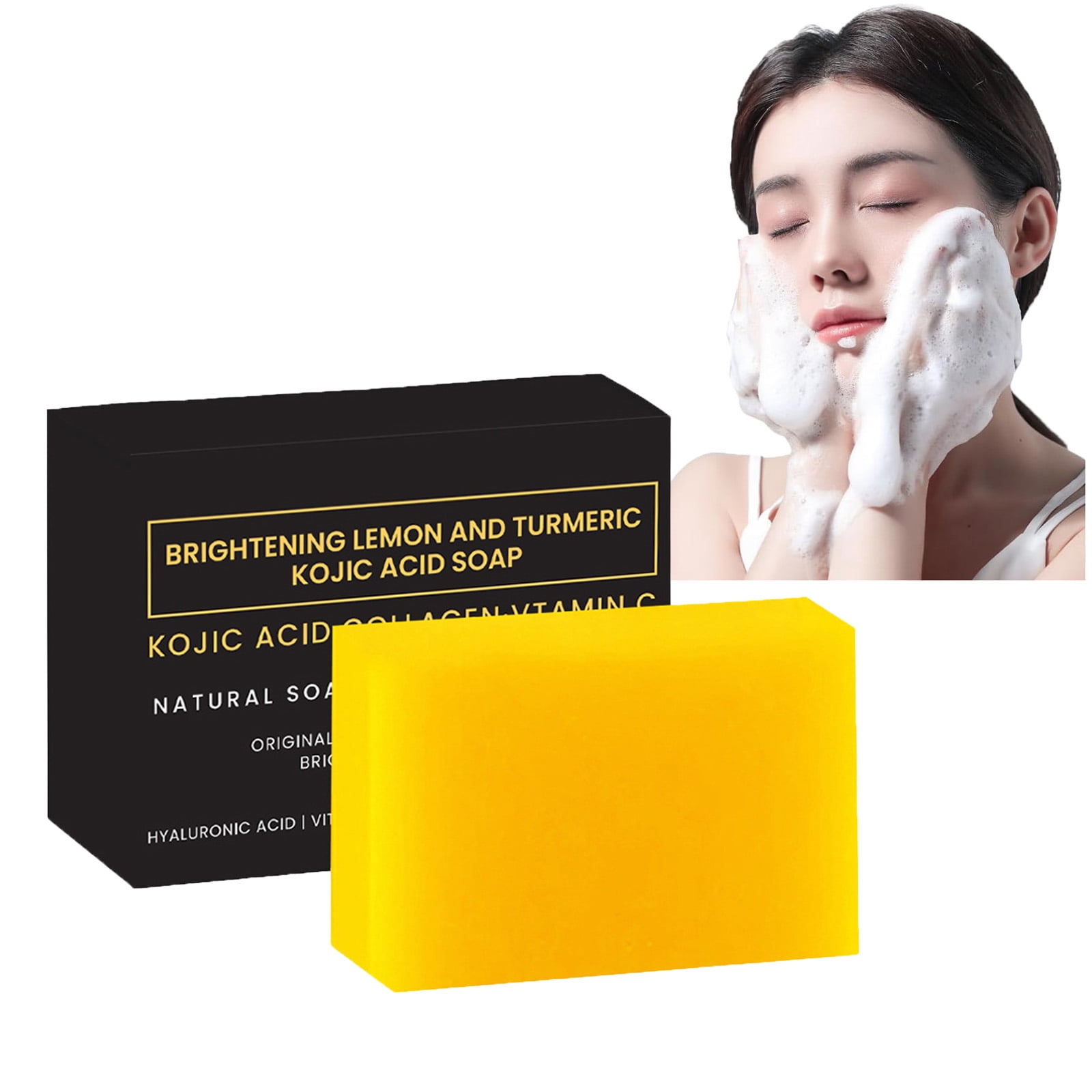Kojic Acid Lemon Soap, Lemon Turmeric Kojic Acid Soap for ...