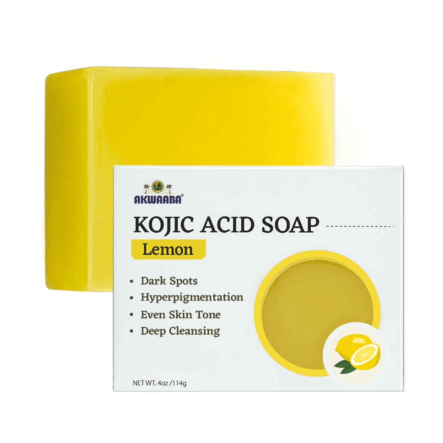 Kojic Acid Soap Bar (Lemon) | 4 oz. - Walmart.com