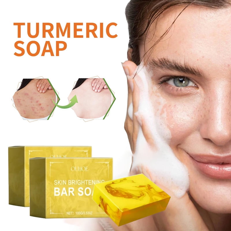 Kojic Acid Soap for Dark Spots, Lemon Turmeric Kojic Acid Soap Skin ...