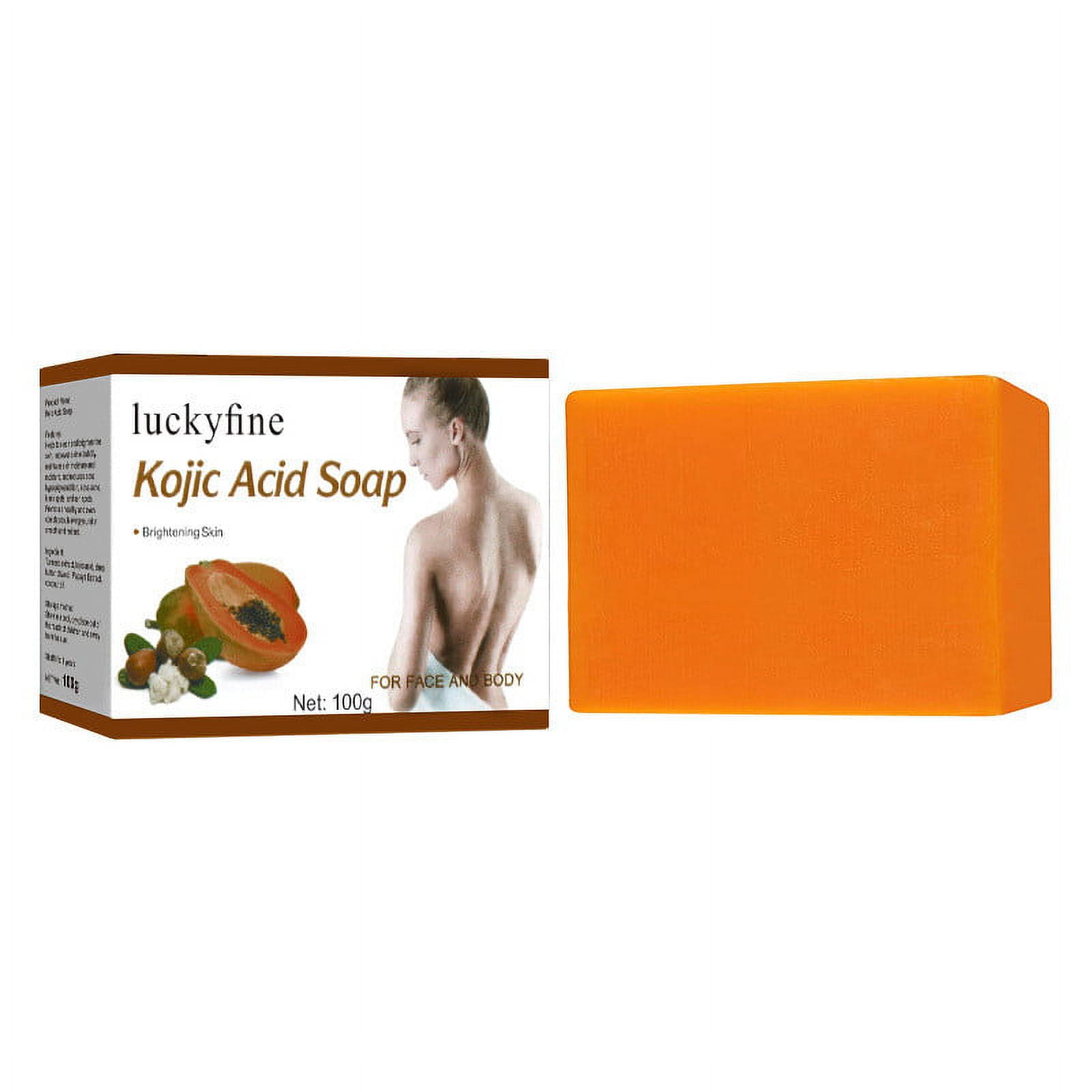 Kojic Acid Soap, Lemon Turmeric Soap Bar for Face & Body, Kojic Acid ...