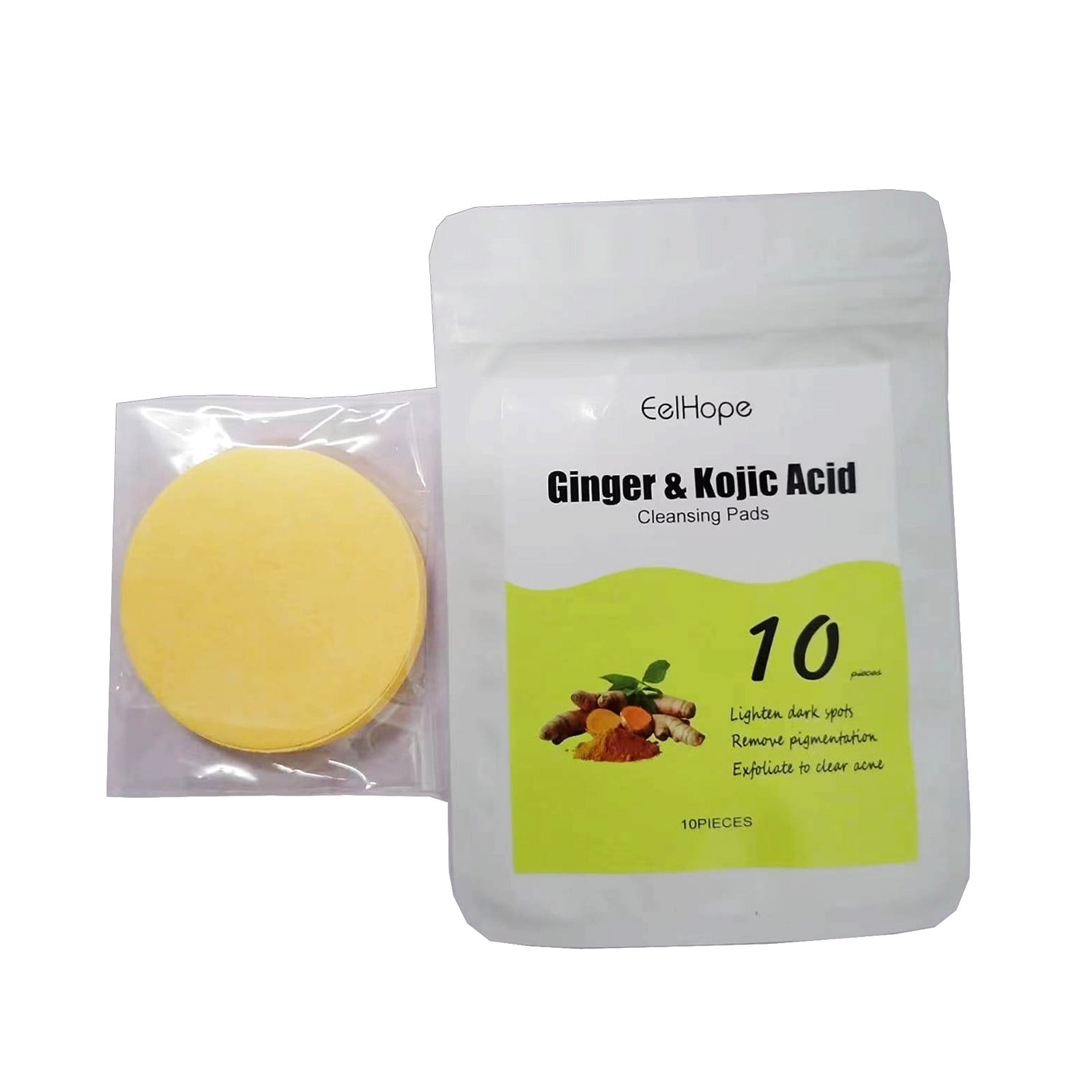 Kojic Acid Turmeric Cleansing Pads | Compressed Facial Sponges ...