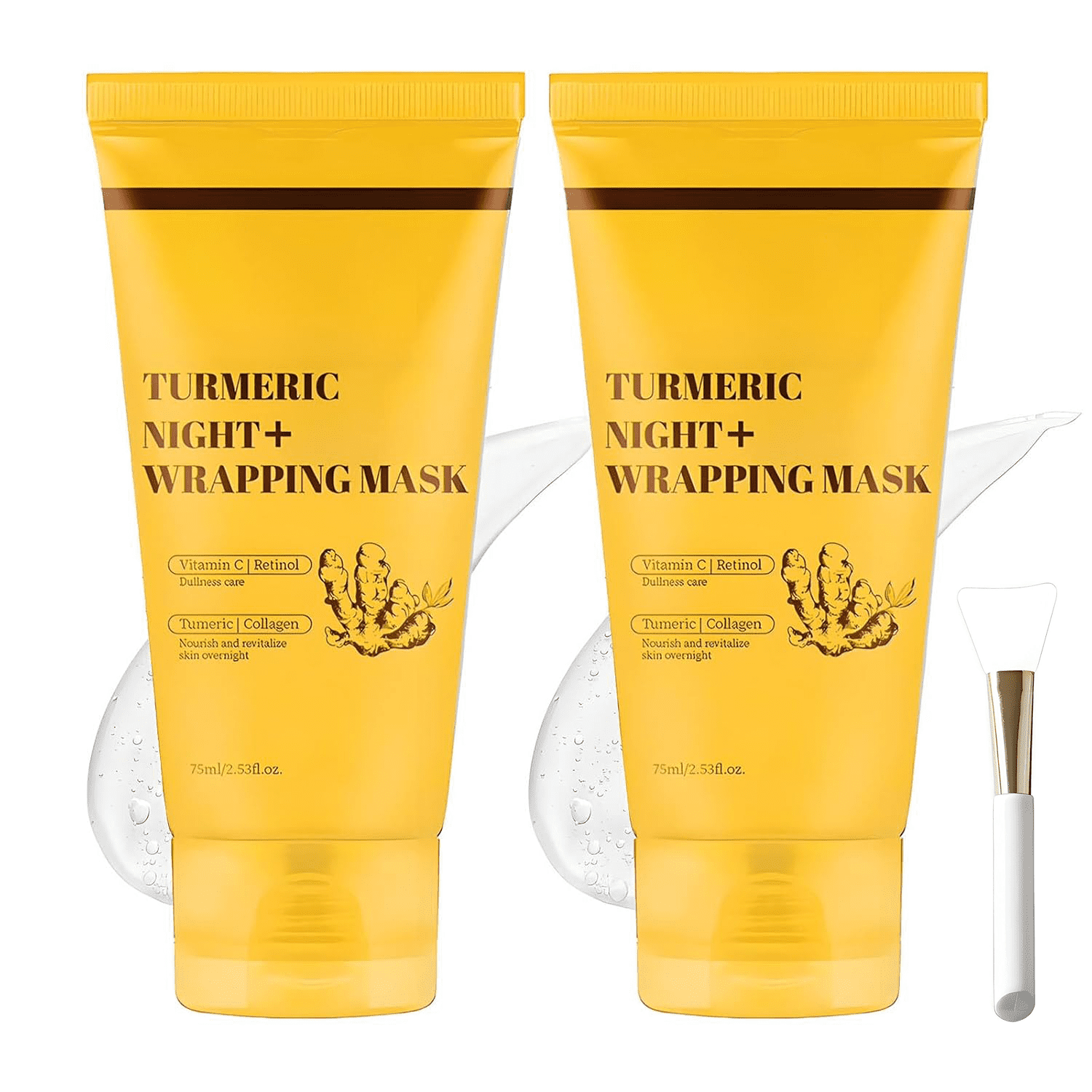 Kojic Acid Turmeric Collagen Night Wrapping Mask,Overnight Mask For ...