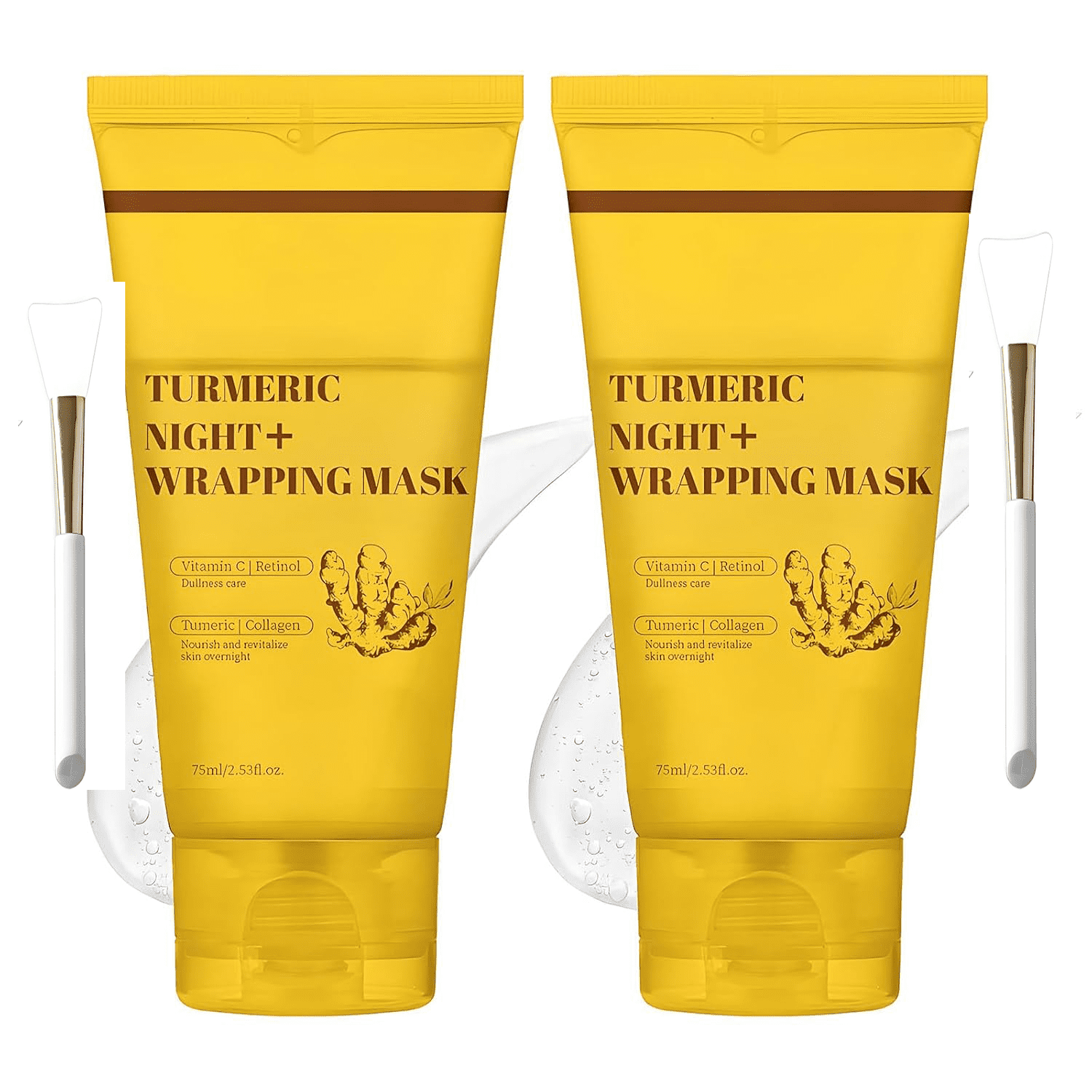 Kojic Acid Turmeric Collagen Night Wrapping Mask,Overnight Mask For ...