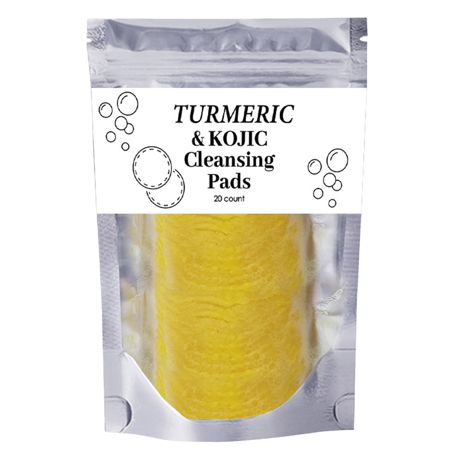 Kojic Acid + Turmeric Exfoliating Pads: Brighten Face/Neck, Enhance ...