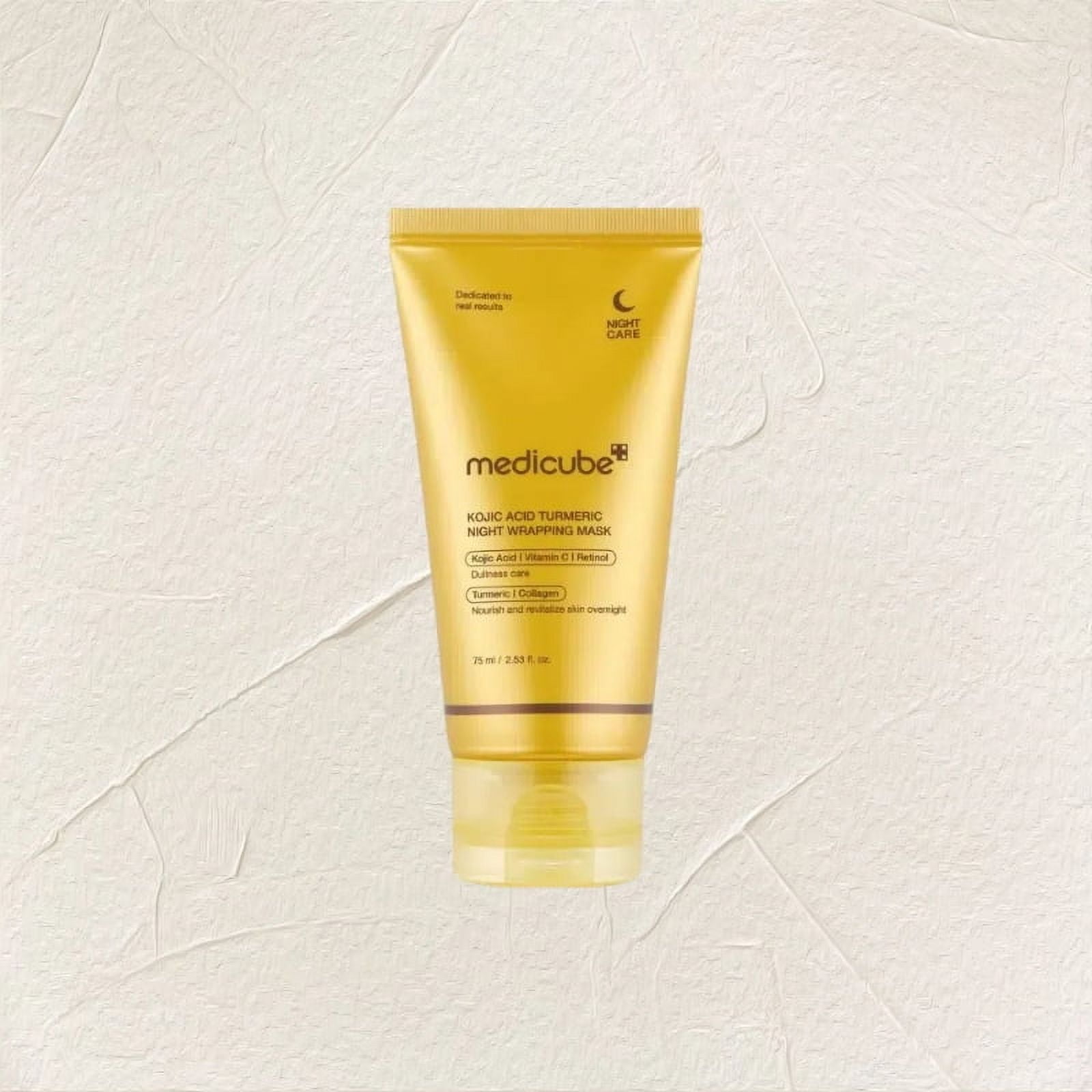 Kojic Acid Turmeric Night Wrapping Mask,medicube Turmeric Overnight Wrapping Peel Off Mask ...