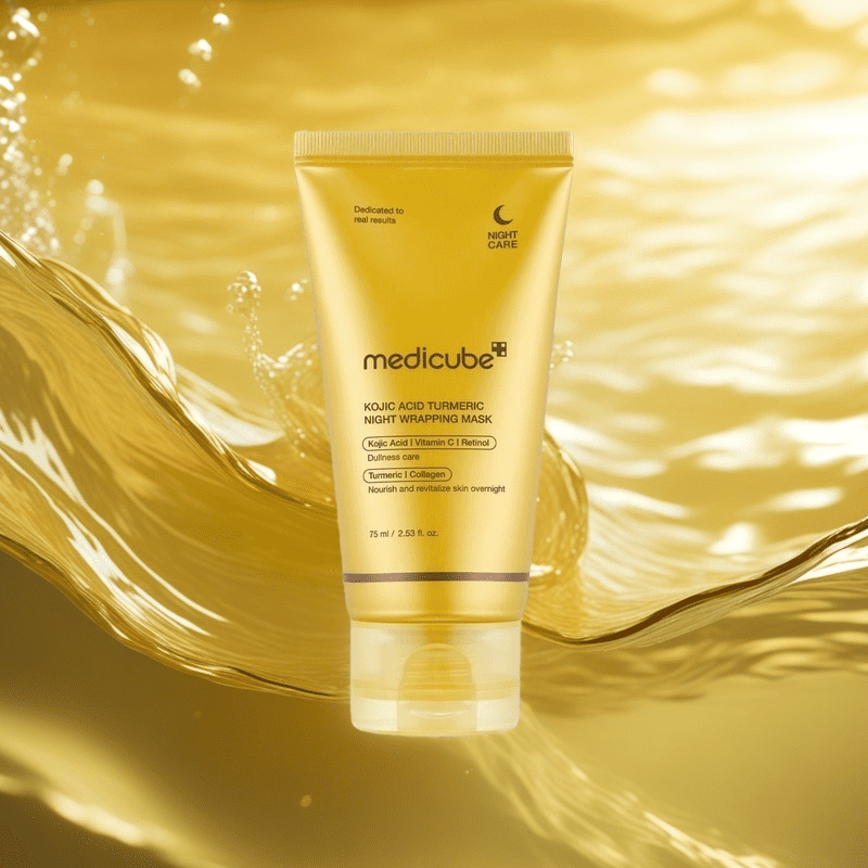 Kojic Acid Turmeric Night Wrapping Mask,medicube Turmeric Overnight ...