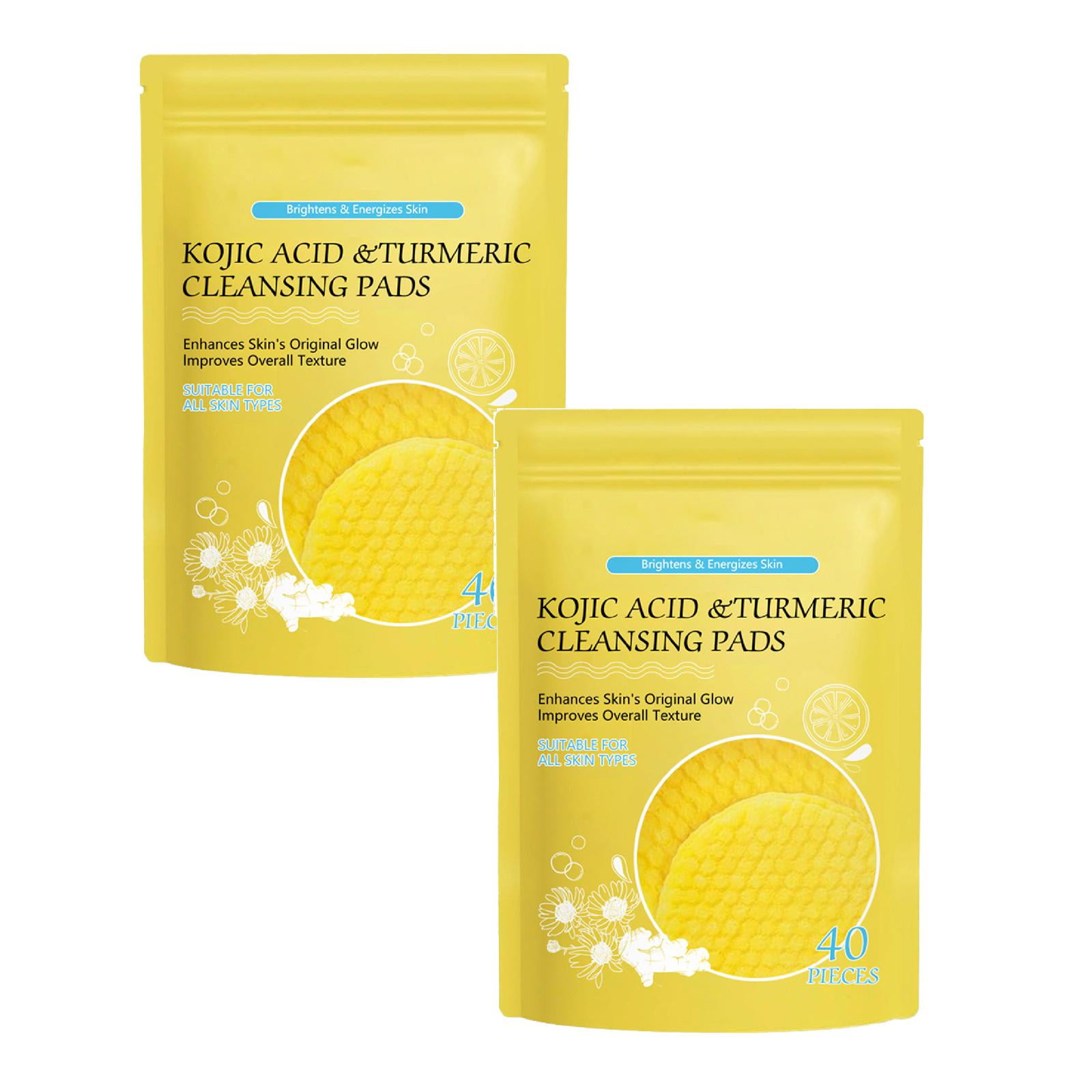 Kojic Facial Cleansing Pads For Dark Brightens Skin Excess Keratin 40 ...