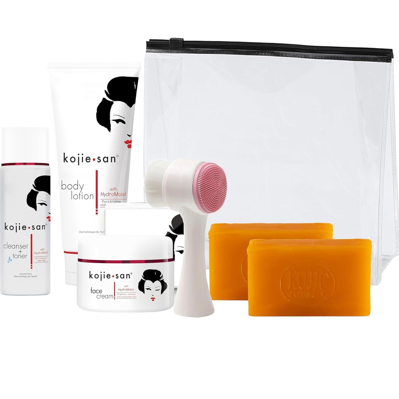 Kojie San Face & Body Set with Soap, Lotion & Toner, All Skin Types ...
