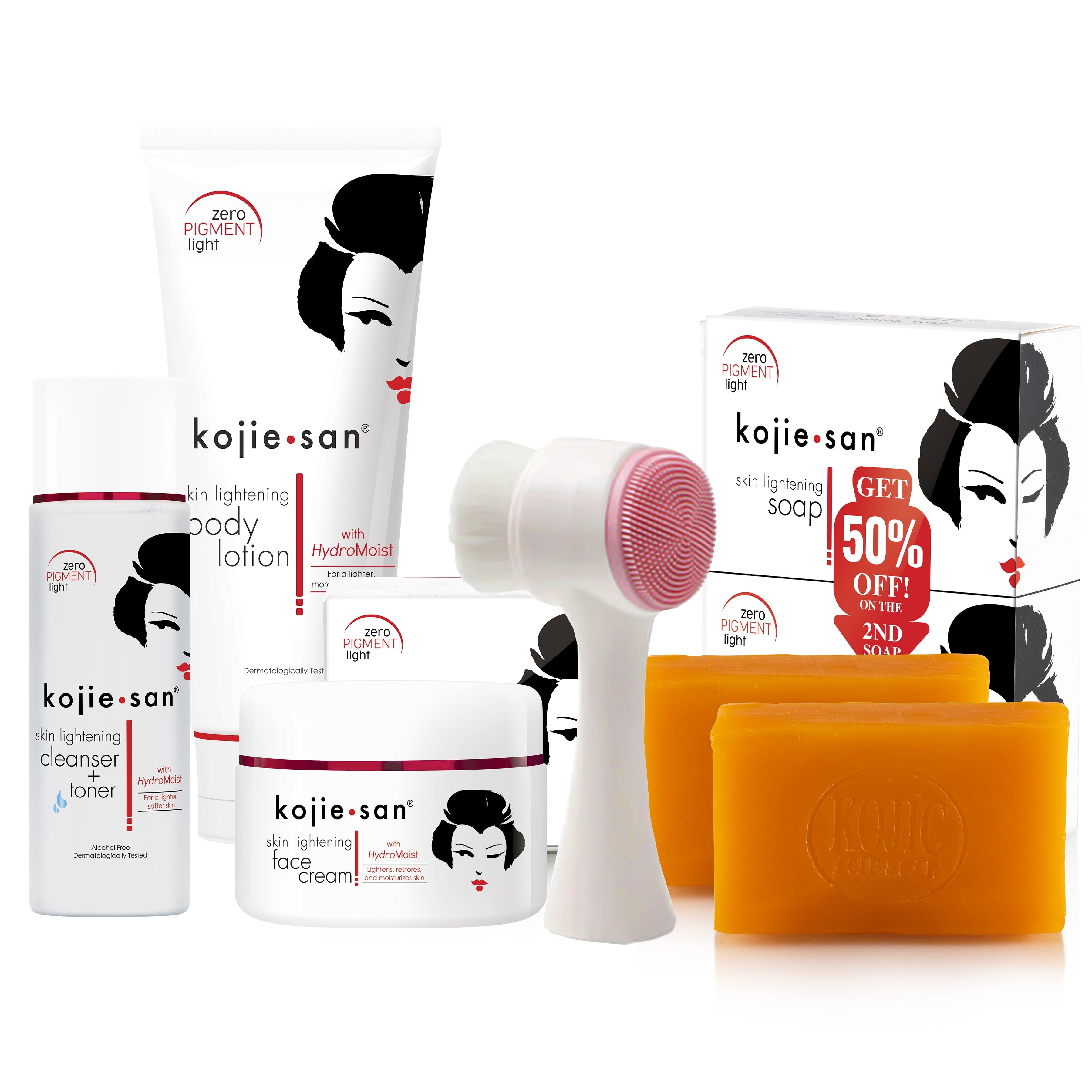 Kojie San Face & Body Set with Soap, Lotion & Toner, All Skin Types ...