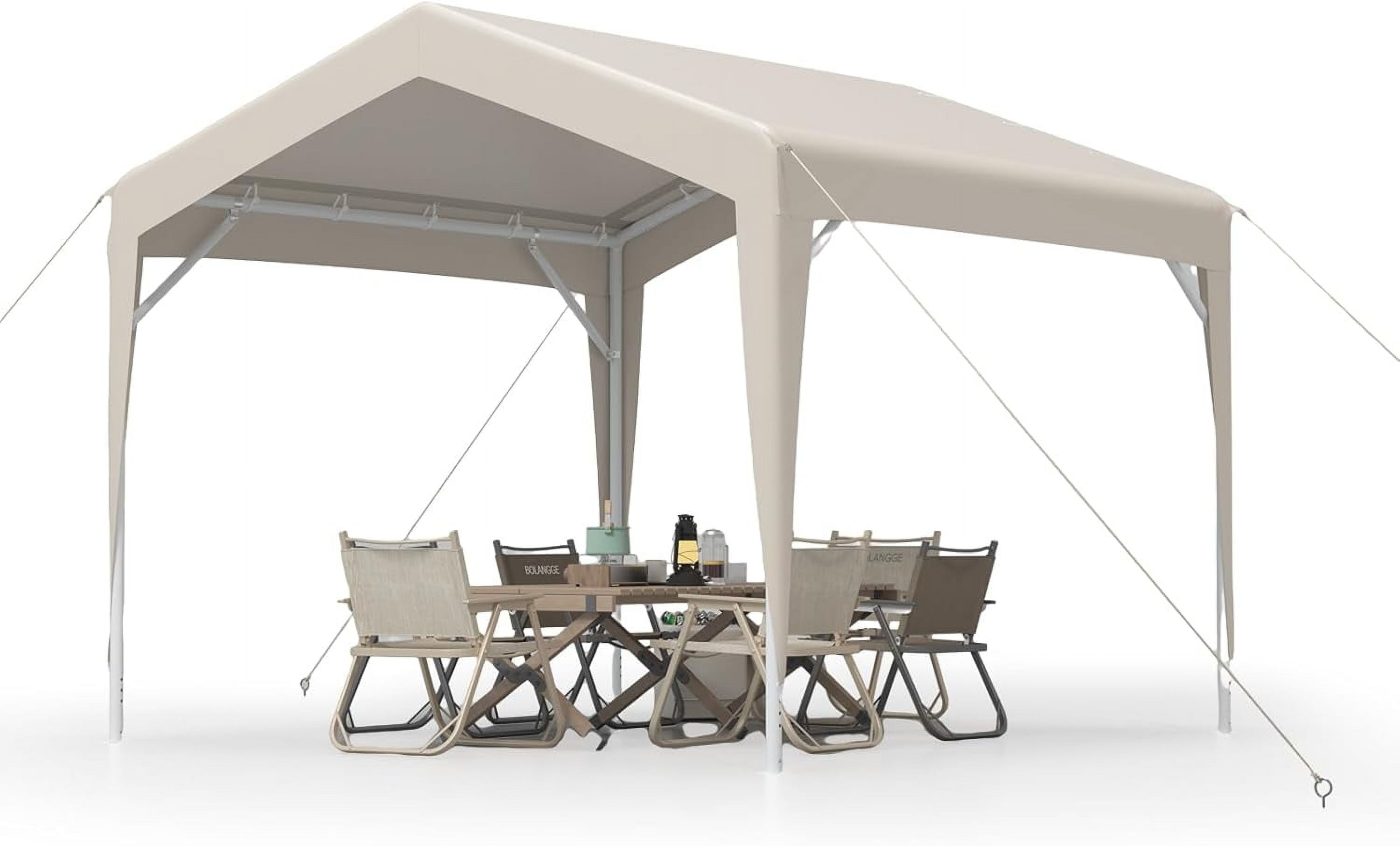Kojooin 10 X 10 Ft Canopy Party Tent, Outdoor Sun Shade Gazebo with ...