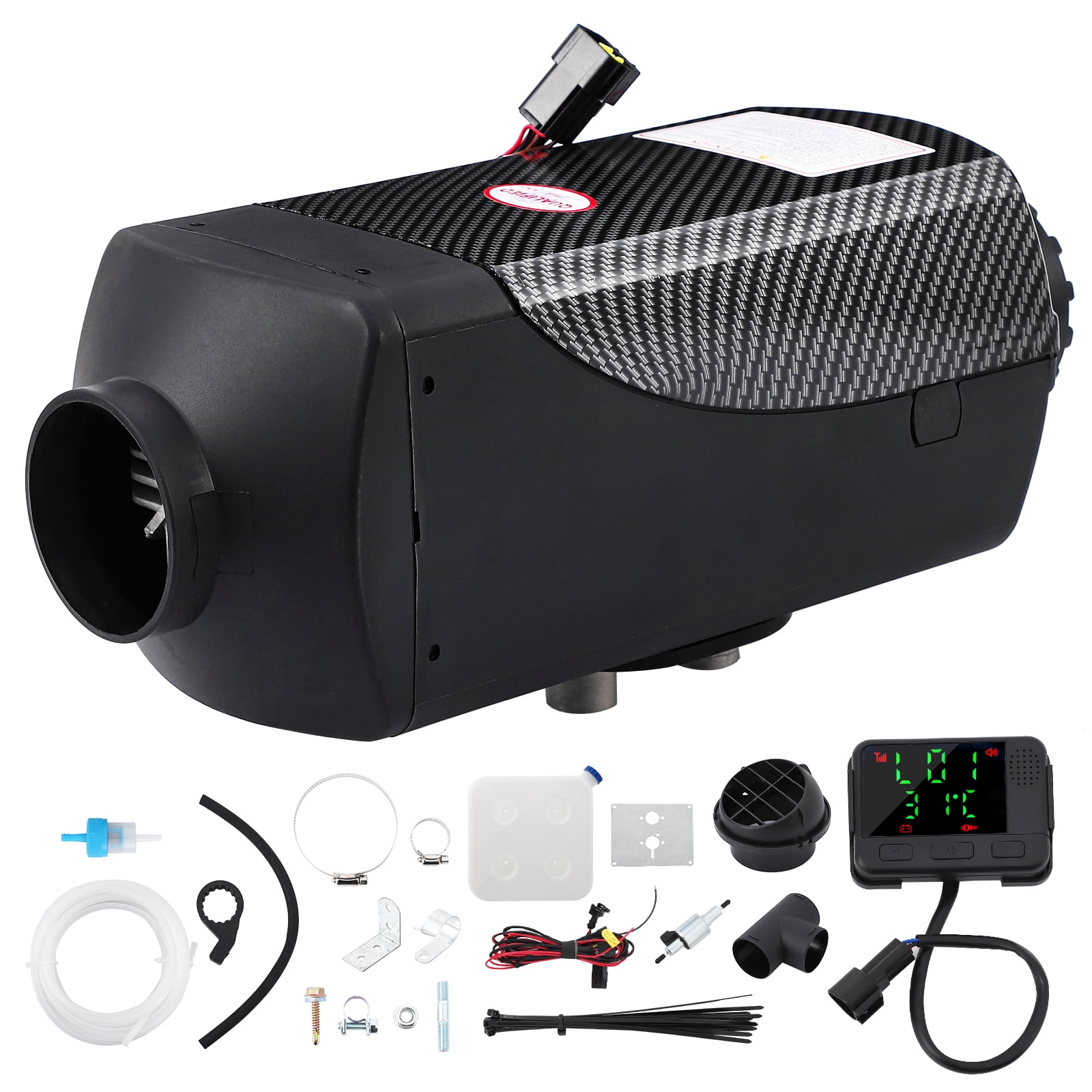 Kojooin 12V 8KW Diesel Air Heater with 15L Tank,Muffler,Parking Bunk ...