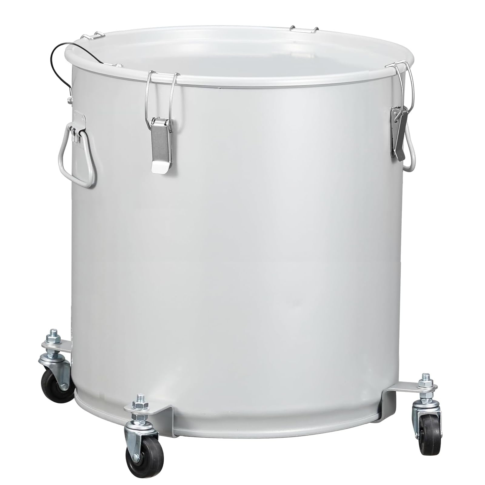 Kojooin 16 Gal Fryer Grease Transport Container – Coated Steel Oil ...