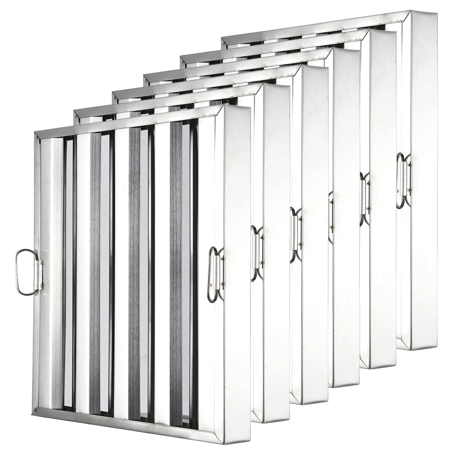 Kojooin 430 Stainless Steel Groove Baffle Filters – Restaurant Kitchen ...